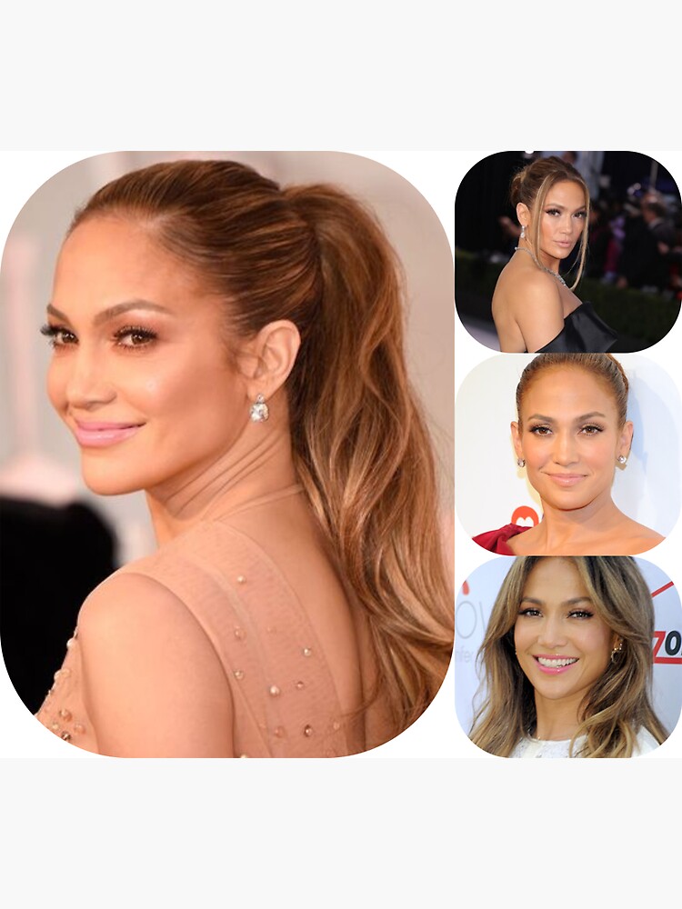 "Jennifer Lopez amazing collage" Sticker by adoph18 | Redbubble