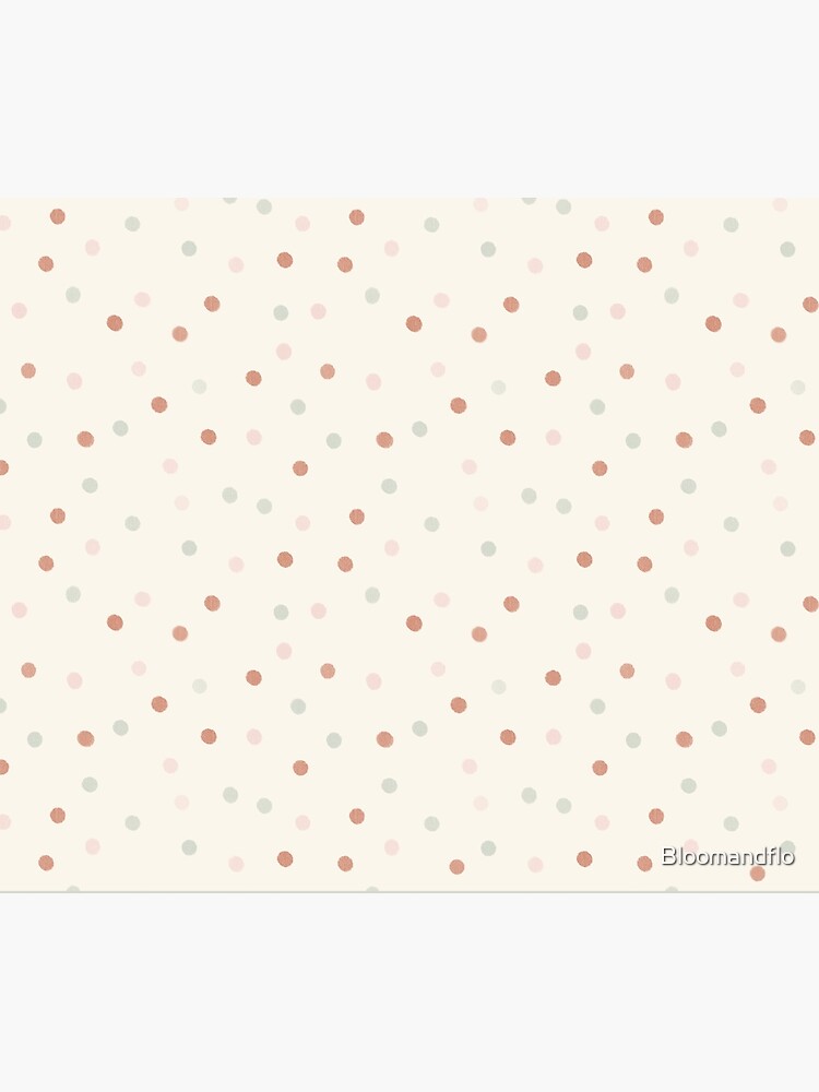 "Spotty Pattern in Earthy Colours" Shower Curtain by Bloomandflo ...