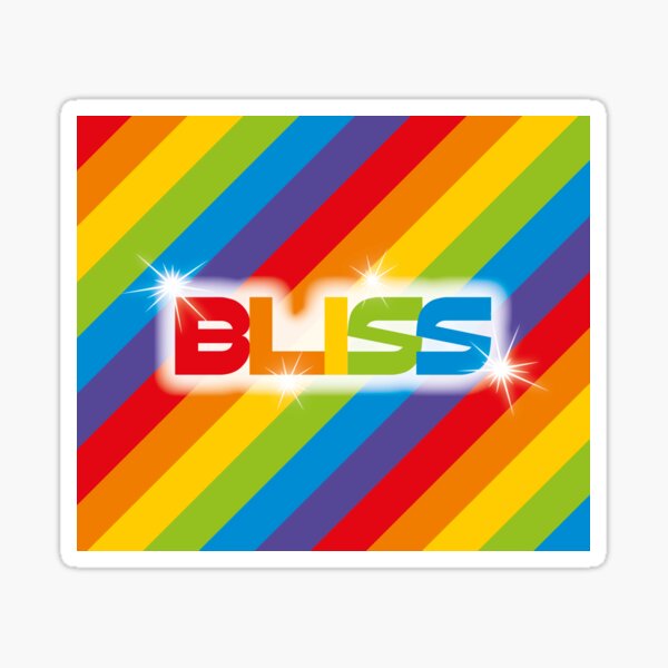 "Bliss rainbow" Sticker for Sale by tjhardy | Redbubble