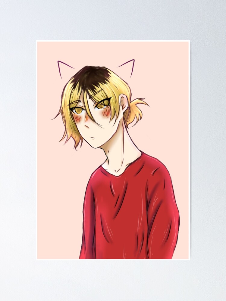 "Kenma Cat ears" Poster for Sale by Sophprano | Redbubble