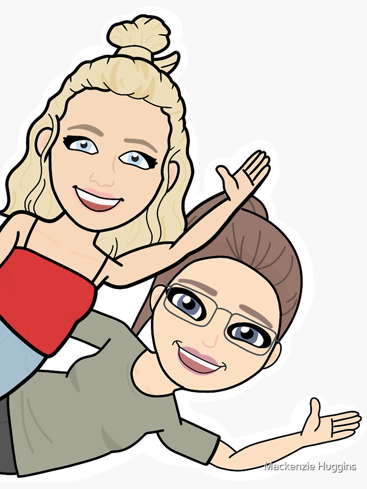 "Bitmoji " Sticker by MackenzieHuggin | Redbubble