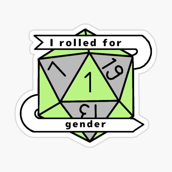 "gender check (agender)" Sticker for Sale by salaat12 | Redbubble