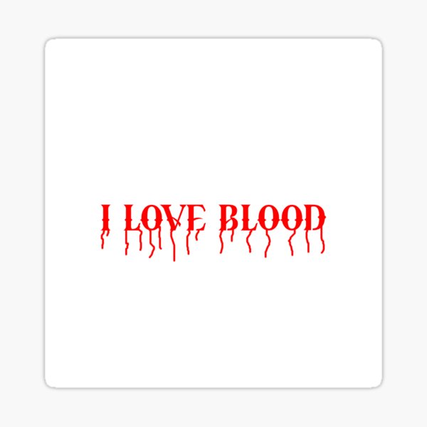 "Blood life" Sticker by Moazezzat | Redbubble