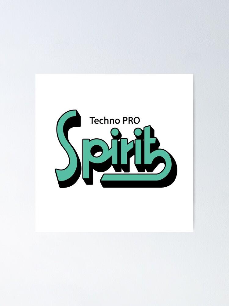 "Techno Pro Spirit" Poster for Sale by JDMShop | Redbubble