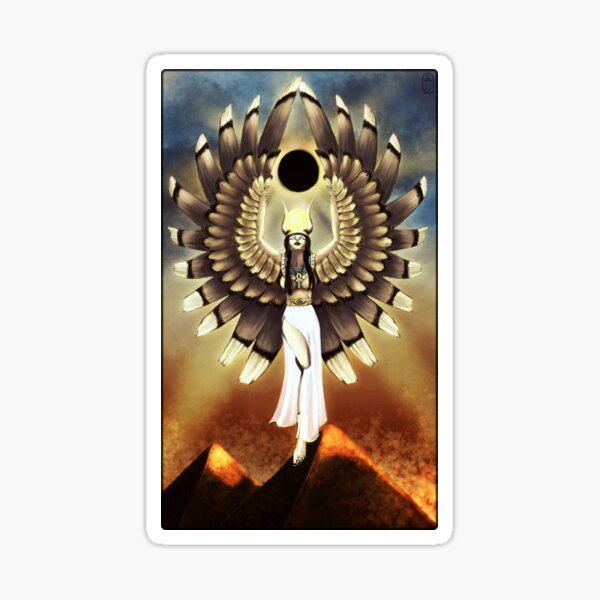 "Goddess Isis" Sticker for Sale by jeyjey-artworks | Redbubble