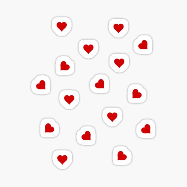 "Heart sticker pack" Sticker by kaelynkiser | Redbubble