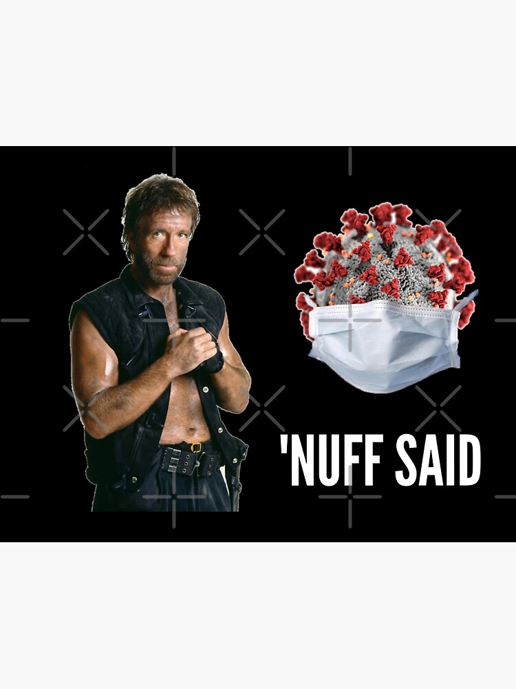 "FACE MASK - CHUCK NORRIS" Sticker for Sale by MARCODABEAST | Redbubble