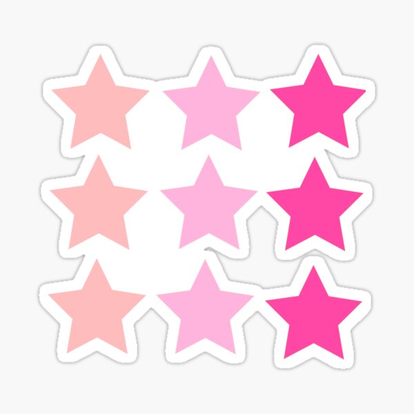 "Cute Pink Sticker Sheet" Sticker by abates175 | Redbubble