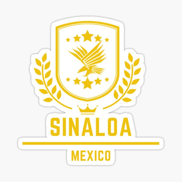 ""Gold Sinaloa "Mexico custom design " Sticker by Beach4Life | Redbubble