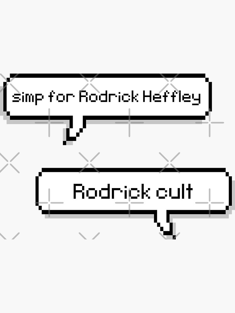 "Rodrick Heffley" Sticker by cherriedesigns | Redbubble