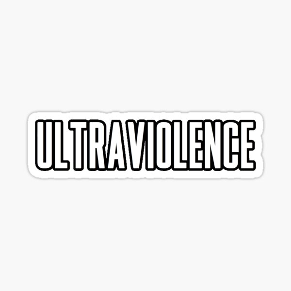 "Ultraviolence Lana Del Rey" Sticker by skateboardfrog | Redbubble