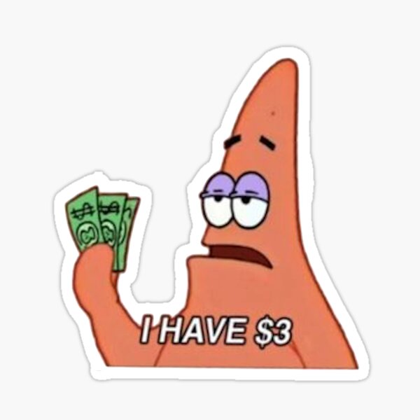"Patrick" Sticker for Sale by LeleRodriguezz | Redbubble