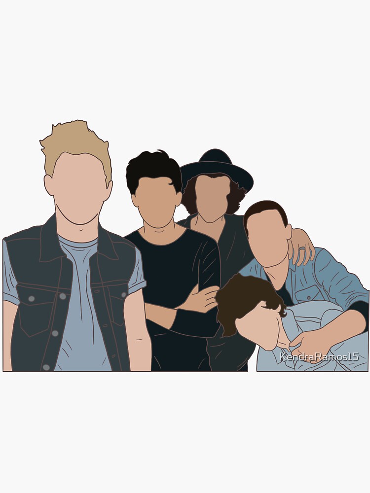 "One Direction FOUR" Sticker by KendraRamos15 | Redbubble