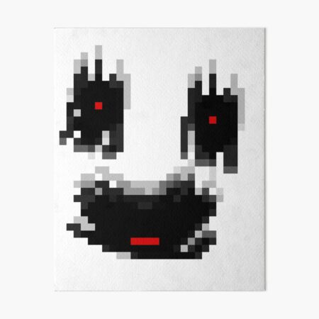 "Pixel Horror Face" Art Board Print for Sale by Trigger3Strikes | Redbubble