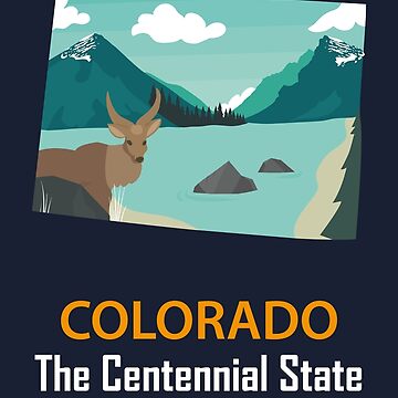"Colorado - The Centennial State - Bumper Sticker" Sticker for Sale by ...
