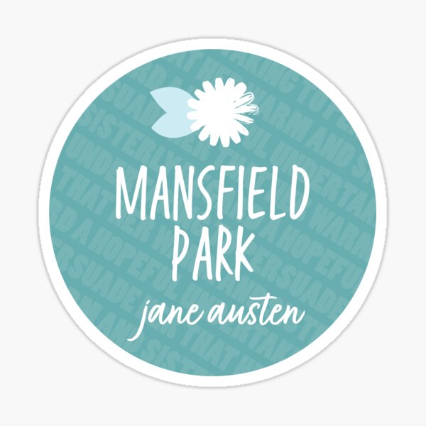 "Jane Austen - Mansfield Park" Sticker by deannabohae | Redbubble