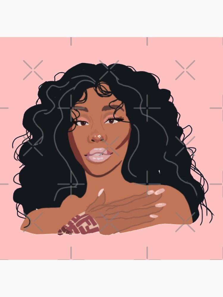 "sza portrait" Art Board Print for Sale by elizastreet | Redbubble