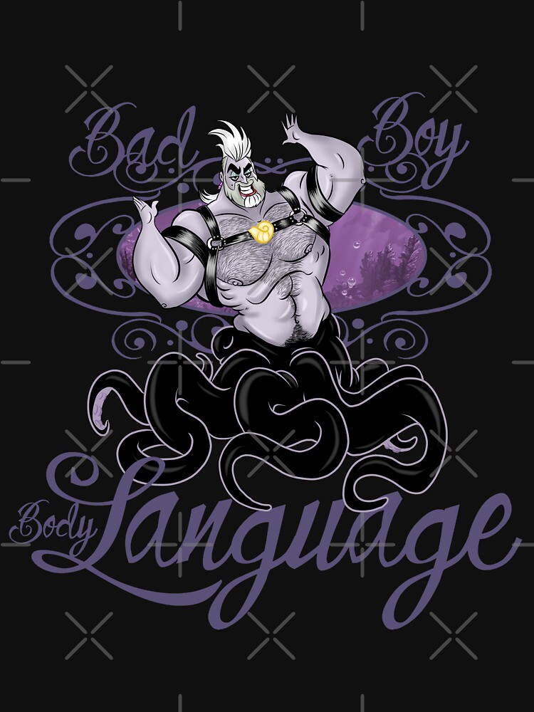 "BAD BOY BODY LANGUAGE" T-shirt for Sale by beefcakeboss | Redbubble ...