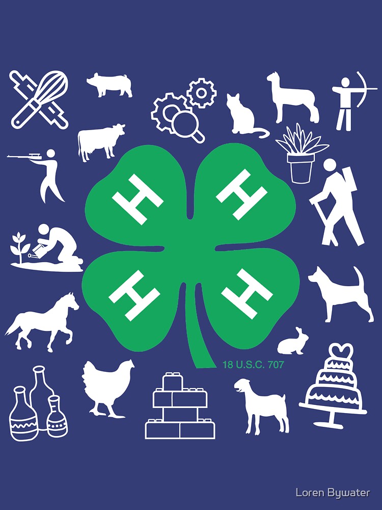 "What 4-H is about" T-shirt for Sale by lorenjayde21 | Redbubble | 4 h ...