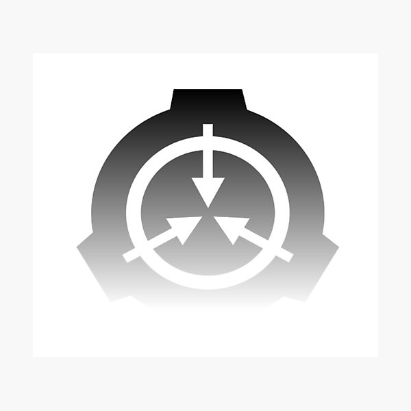 Lámina fotográfica «Símbolo SCP (degradado de negro a blanco)» de ...