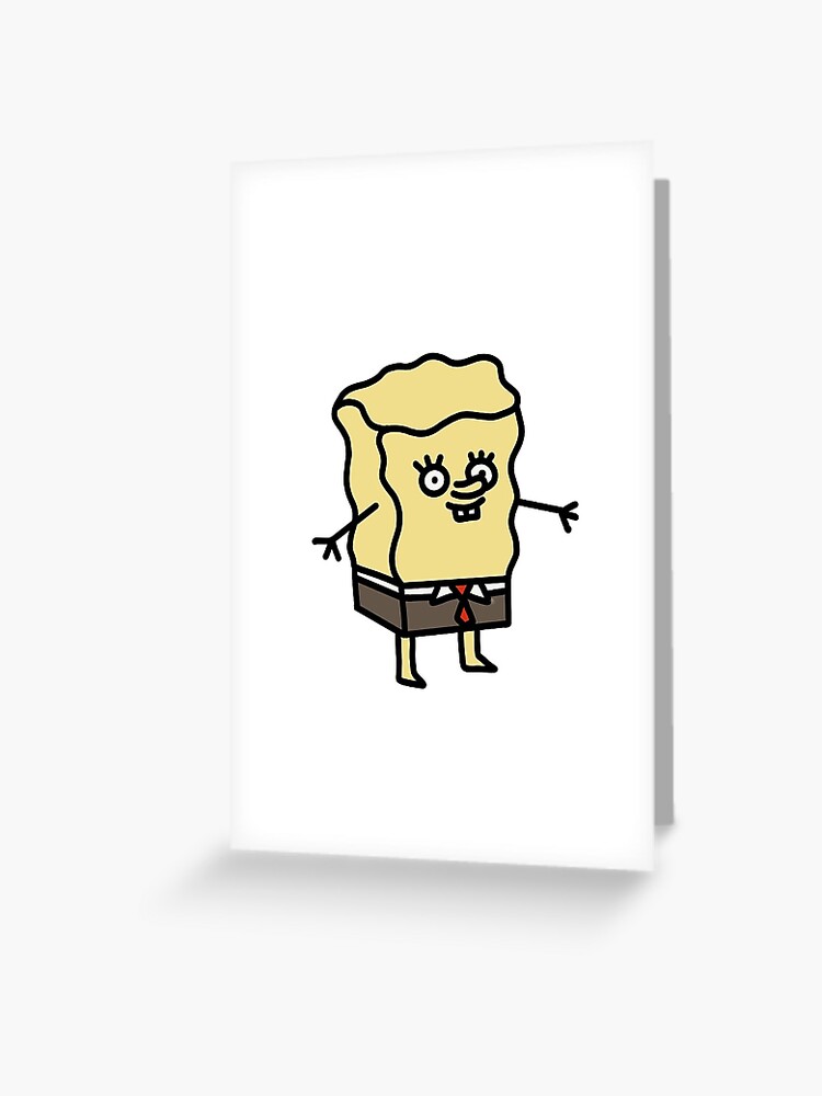 "Spongebob doodle" Greeting Card for Sale by Karlie Rae | Redbubble