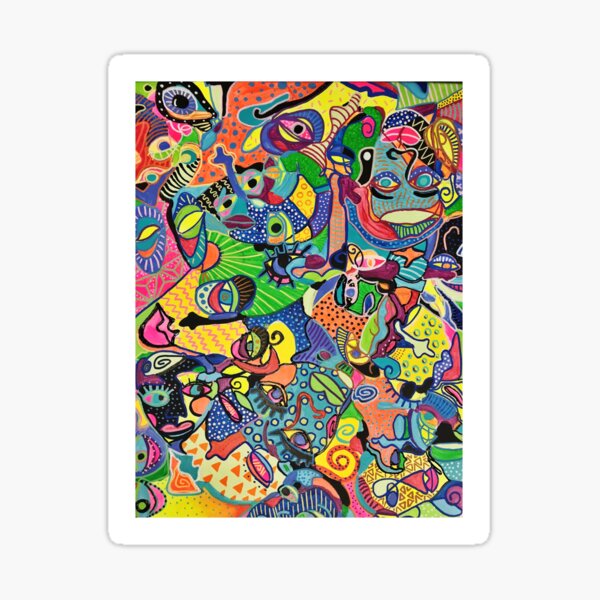 Radical Face Stickers | Redbubble
