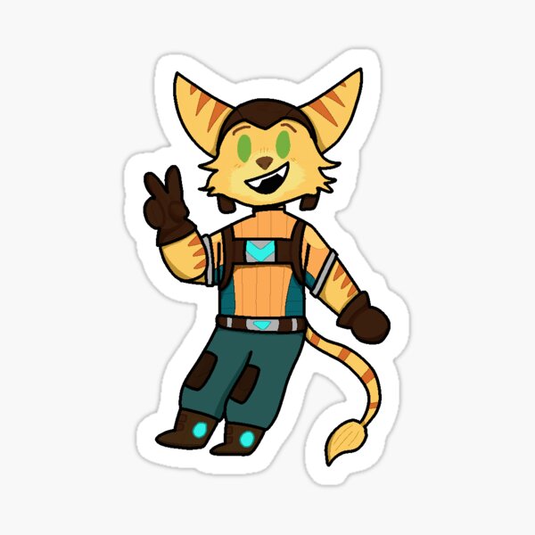 "Ratchet " Sticker by TheBeepCat | Redbubble