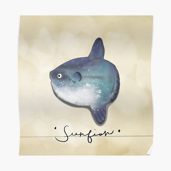 "Sunfish" Poster for Sale by Alalo | Redbubble