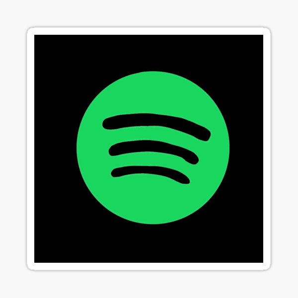 "Spotify Logo" Sticker by piperdooley | Redbubble