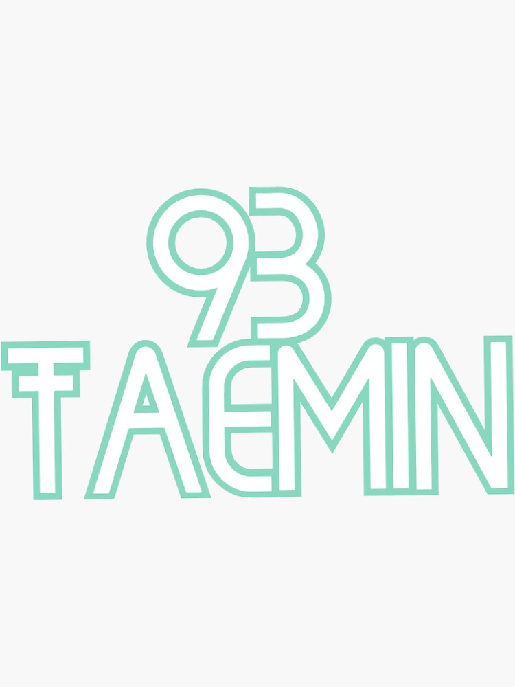 "Taemin" Sticker for Sale by mhug | Redbubble