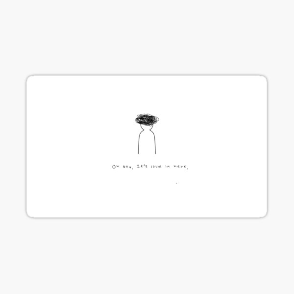 "Loud " Sticker by yunmxiao2 | Redbubble