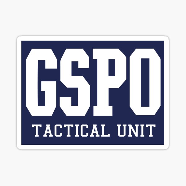 "GSPO logo" Sticker for Sale by EstelaGremista | Redbubble