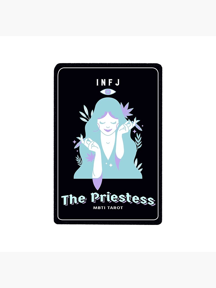 "MBTI Tarot Card: INFJ - The Priestess" Art Print by JustMyTypeMBTI ...