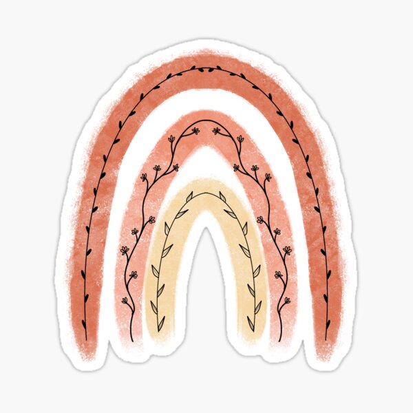 "Trendy rainbow " Sticker by janella-lopez | Redbubble