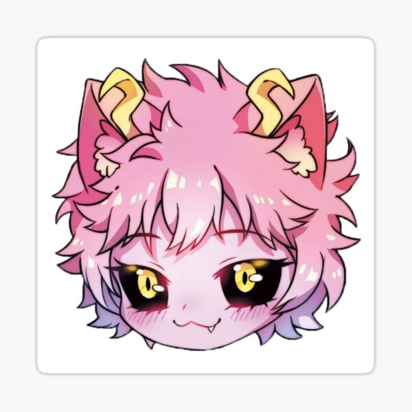 "Ashido Mine Boku no hero" Sticker by xAYMx | Redbubble