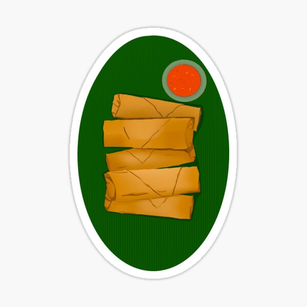 "Lumpia" Sticker for Sale by theresa-r | Redbubble