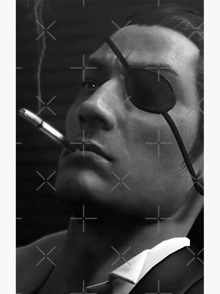 Goro Majima moody smoking Premium Matte Vertical Poster sold by Itzik ...