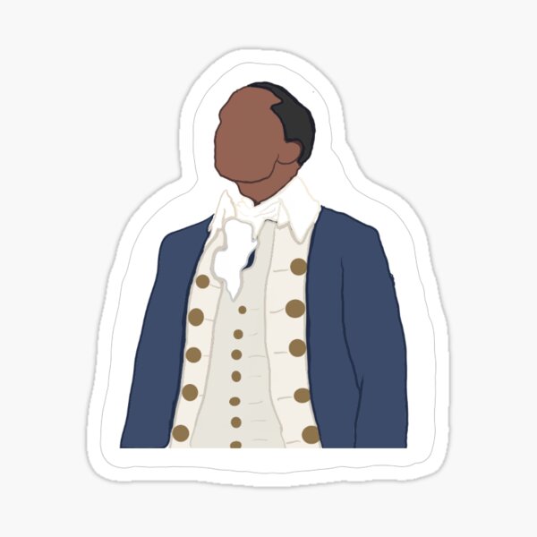 "aaron burr " Sticker for Sale by mayamooo | Redbubble