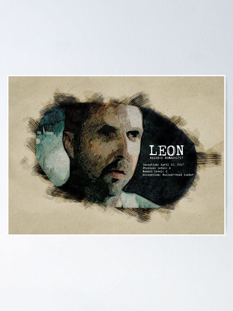 "Leon" Poster by EllipsisWorld | Redbubble