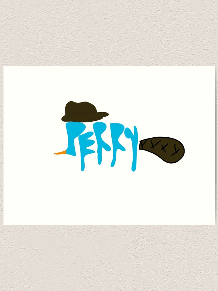 "Secret Agent P Logo Sticker" Art Print by Kylabieger | Redbubble