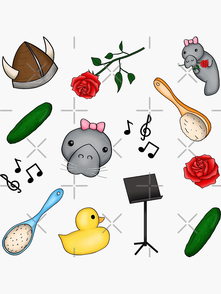 "Silly Songs with Larry" Sticker for Sale by amarie98 | Redbubble