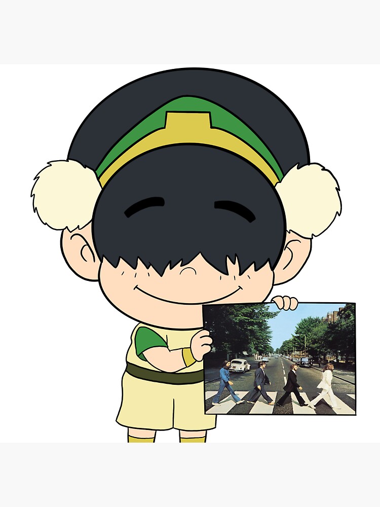 "Chibi toph album cover 3 " Sticker for Sale by Sonikawoodfine | Redbubble