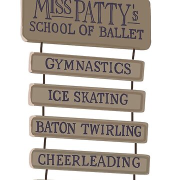 "Miss Pattys Sign" Sticker for Sale by taylor-tran | Redbubble