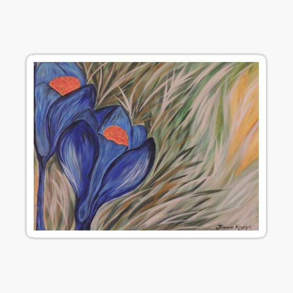 "Blue Tulip" Sticker for Sale by kaspar1014 | Redbubble