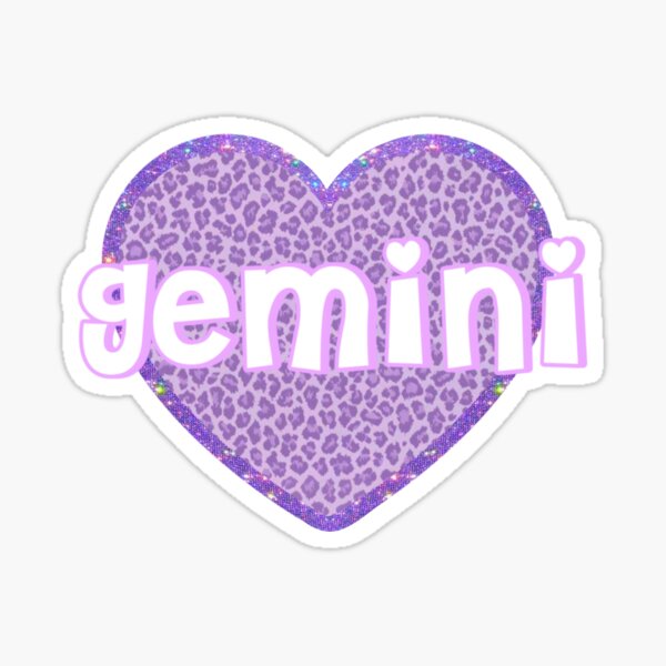 "Gemini zodiac sign " Sticker for Sale by angelslover | Redbubble