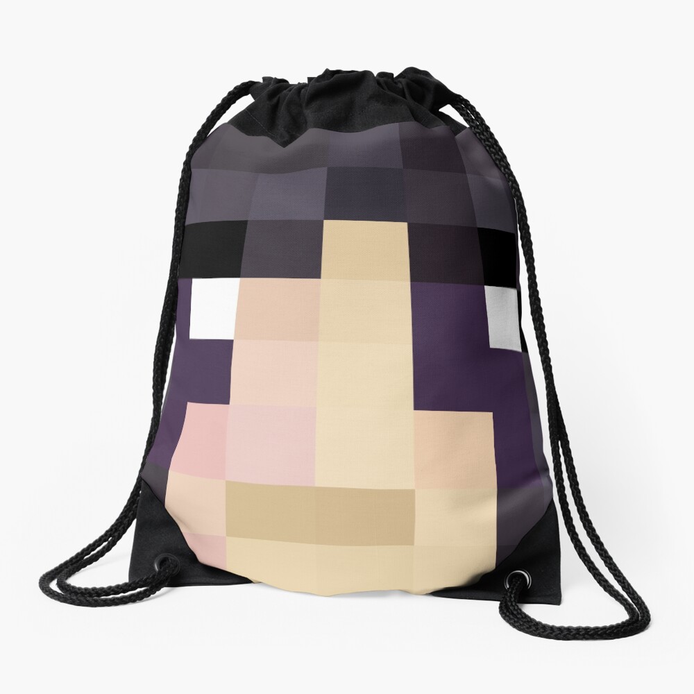 "Nanosounds Minecraft skin - Yogscast Kim face" Drawstring Bag for Sale ...