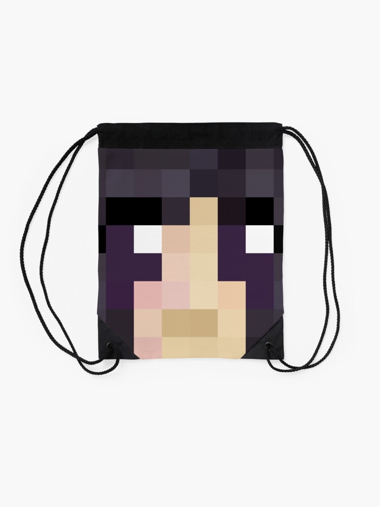 "Nanosounds Minecraft skin - Yogscast Kim face" Drawstring Bag for Sale ...