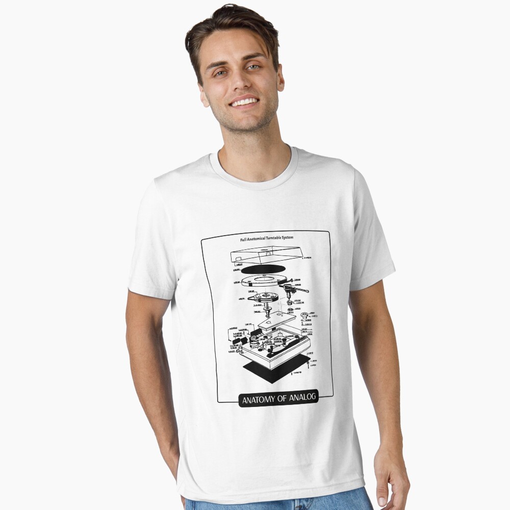 "Anatomy of Analog. Record Player Exploded View. Cool Vinyl" Poster for ...