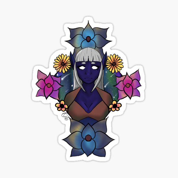 "All seeing Dutchess" Sticker by thecolony | Redbubble