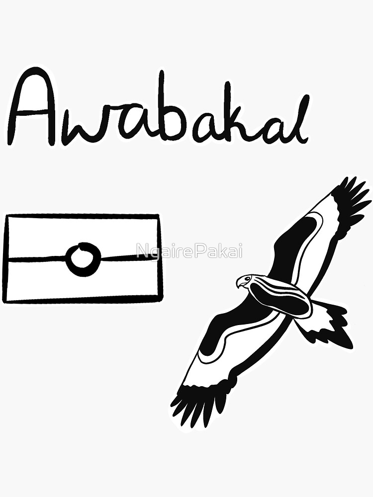 "Awabakal" Sticker for Sale by NgairePakai | Redbubble
